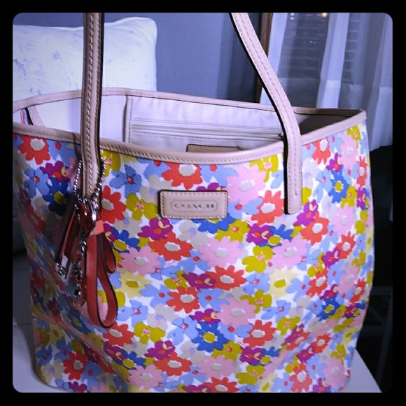 Coach | Bags | Coach Flower Tote | Poshmark